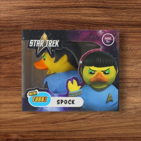 Tubbz | Toys | Nib Tubbz Mini Star Trek Spock Rubber Duck | Poshmark
